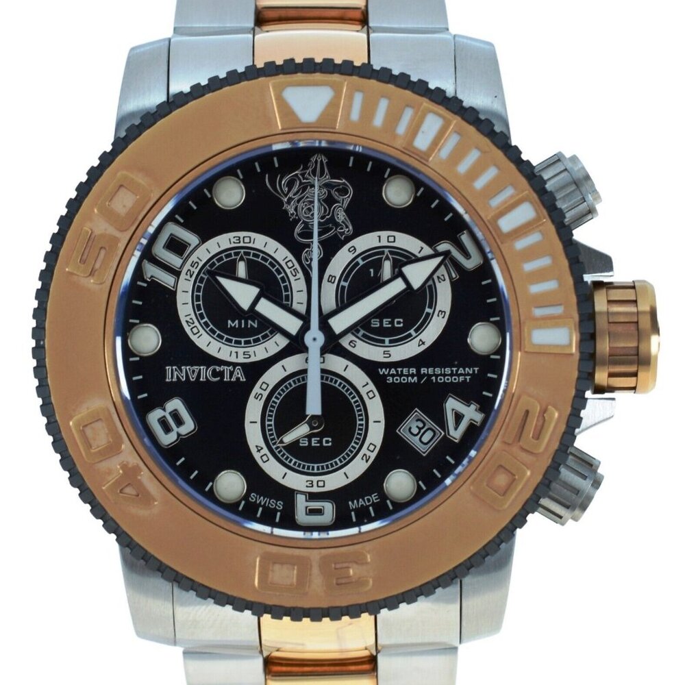 Men's 50mm Invicta Sea Base Limited Edition Tt Chrono… - Gem
